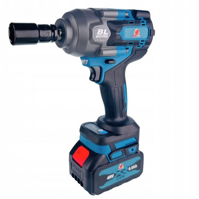Bull-Tech BT-5601 Cordless Brushless Impact Wrench 1500Nm – 2× 6.0Ah B ...